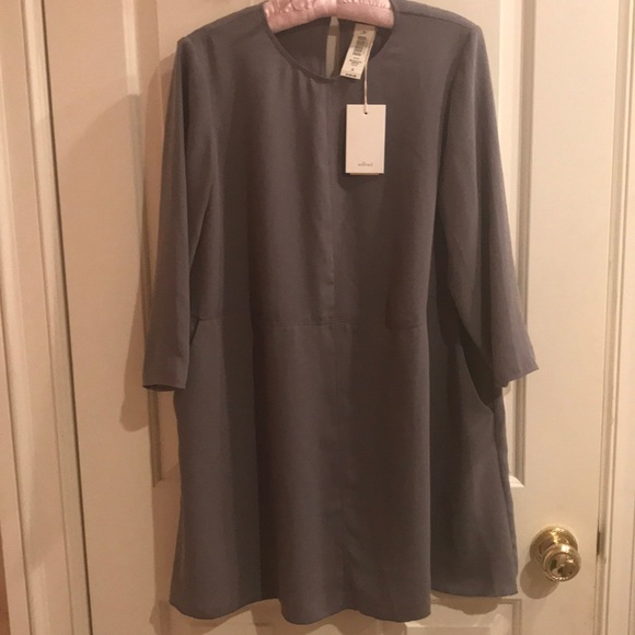Aritzia | Dresses | Wilfred Free Aritzia Myosotis Dress Shark Grey | Poshmark